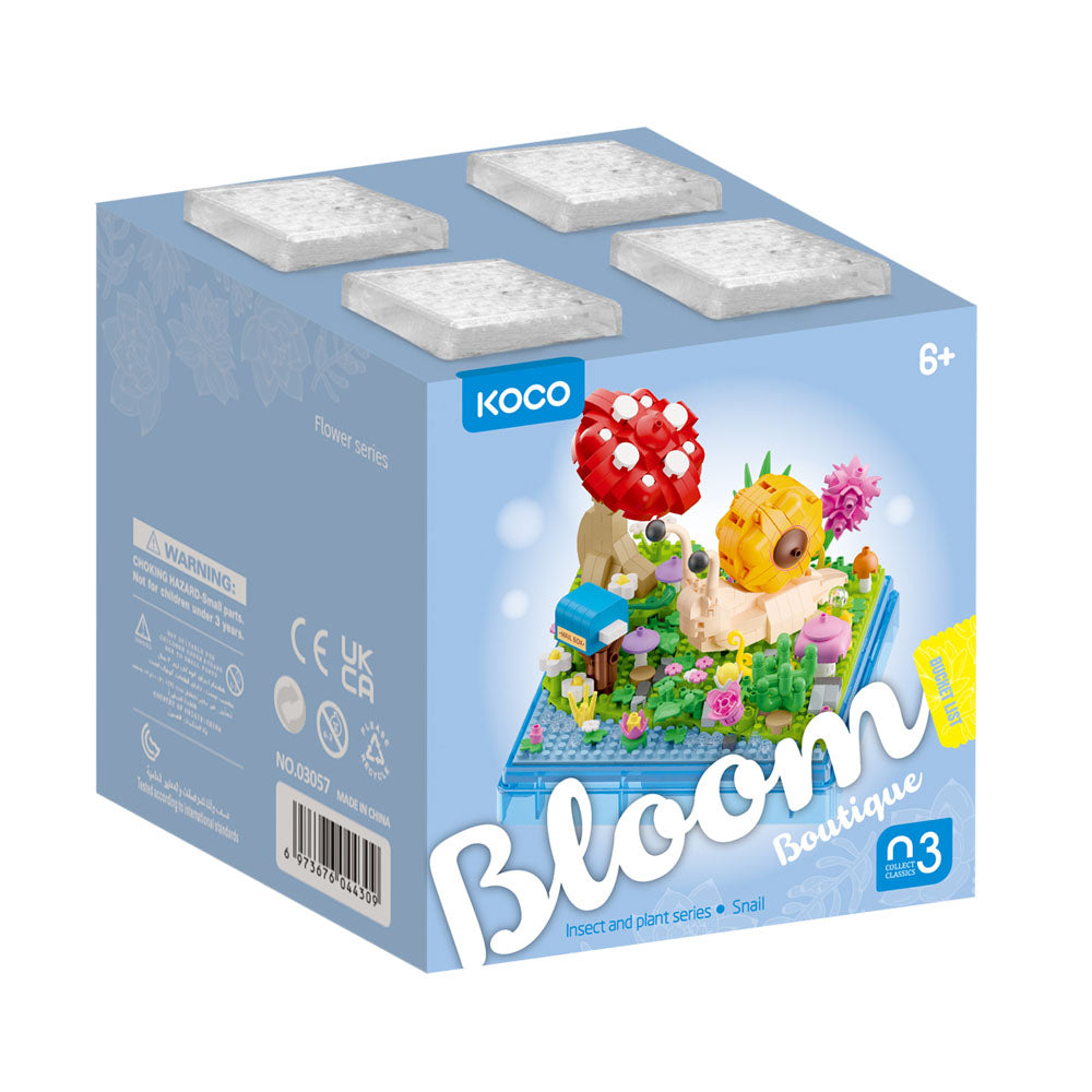 Koco Bloom Boutique Insect & Plant Series - Snail – PlayOn Sports and Toys