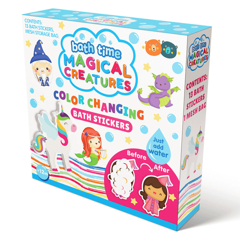 Buddy & Barney Colour Changing Bath Stickers - Magical Creatures ...