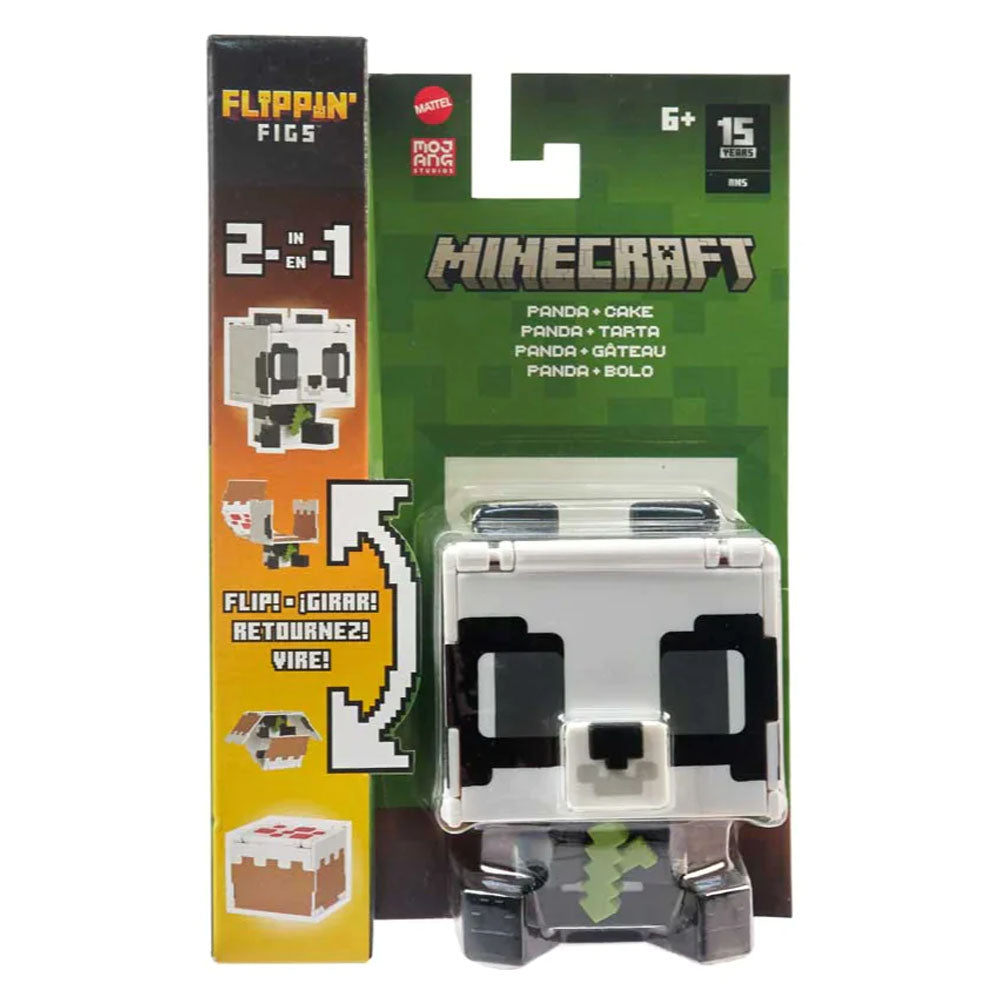Minecraft Flippin Figs 2 in 1 - Panda and Cake – PlayOn Sports and Toys