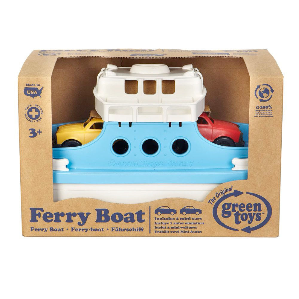 Green Toys - Ferry Boat w/2 Mini Cars – PlayOn Sports and Toys