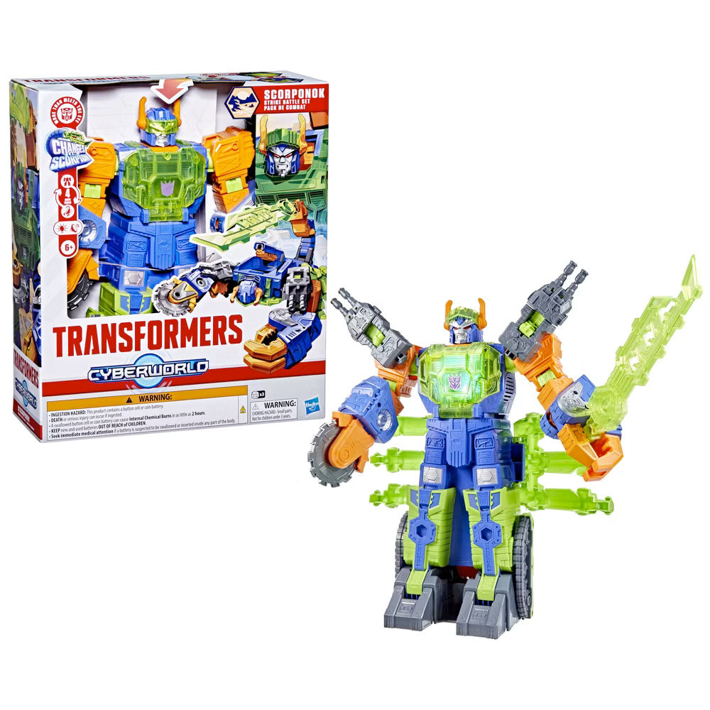 Transformers Cyberworld Scorponok Strike Battle Set – PlayOn Sports and ...