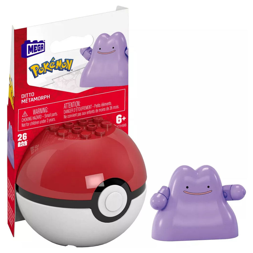 Mega Blocks Pokemon Evergreen Poke Ball - Ditto – PlayOn Sports and Toys