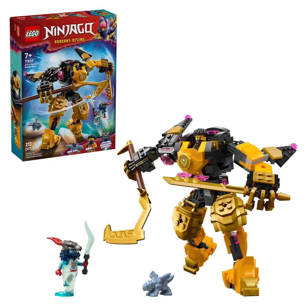LEGO Ninjago Dragons Rising Arins Spinjitzu Battle Mech - 71839 ...