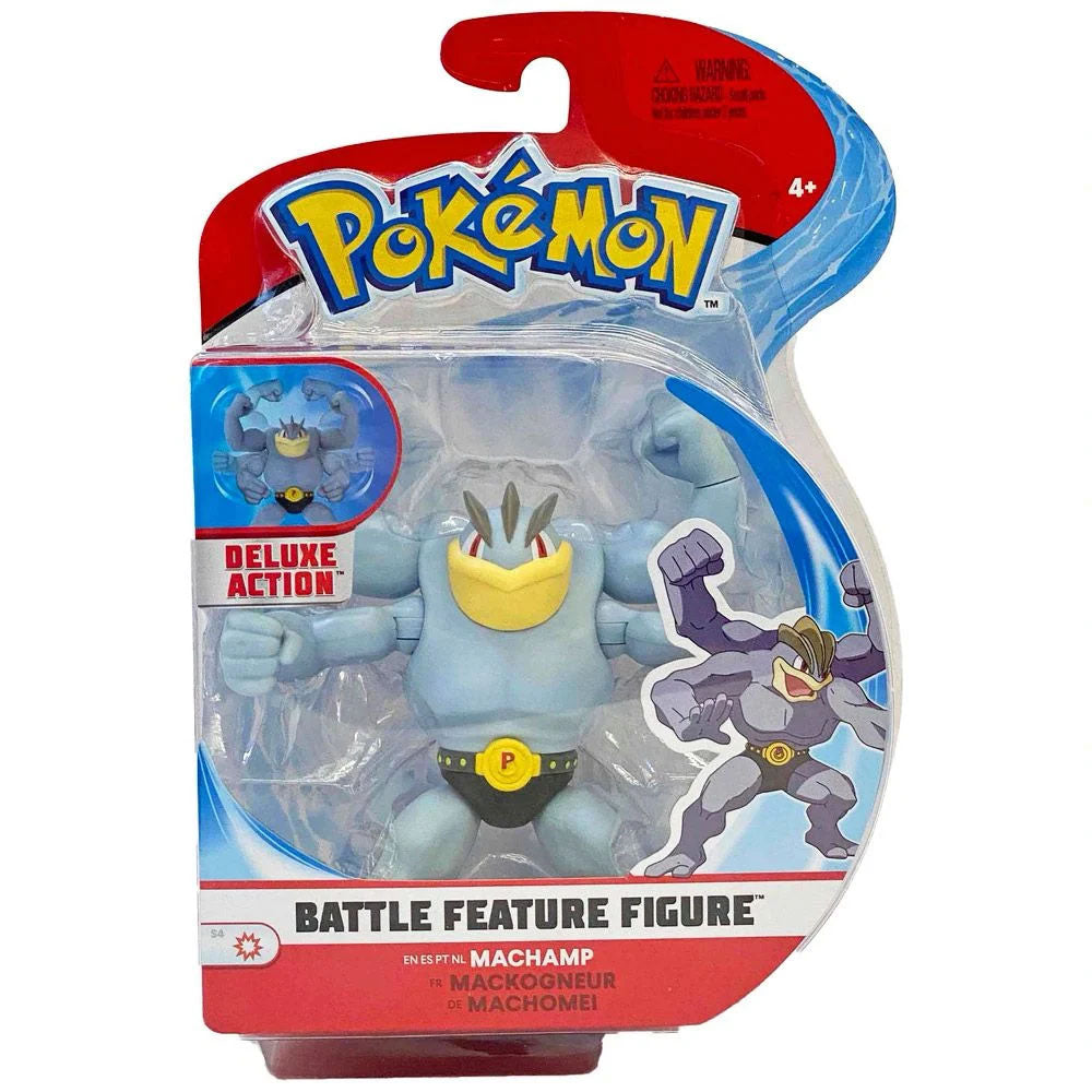 Pokemon Machamp Battle Feature Figure – PlayOn Sports and Toys