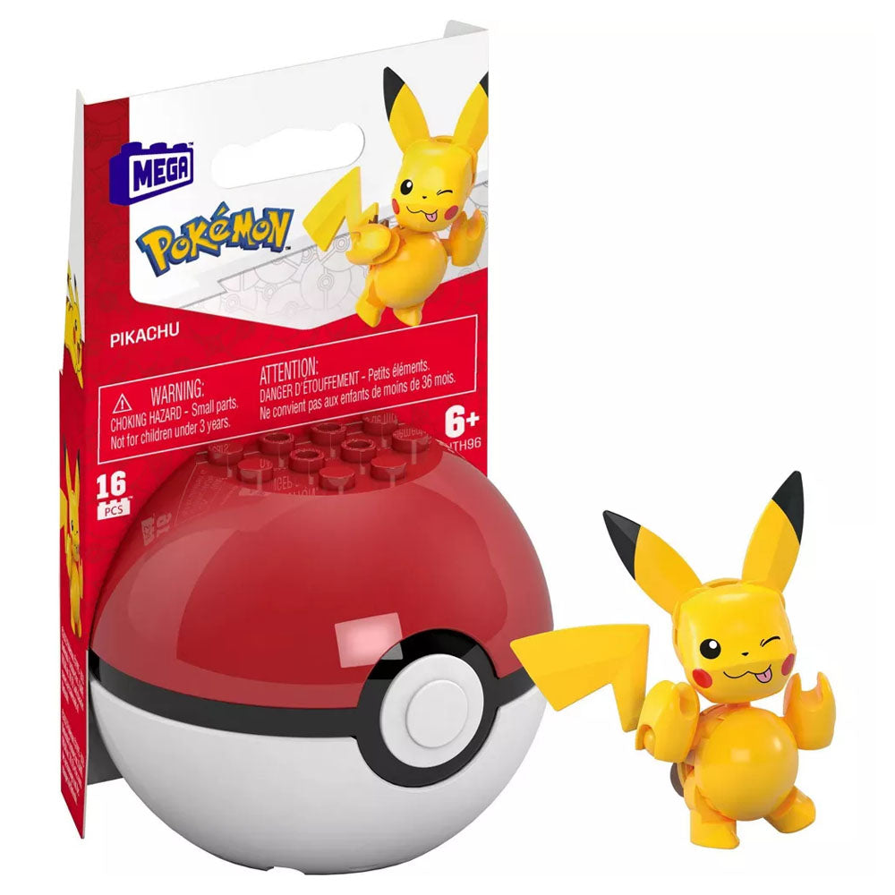 Mega Blocks Pokemon Evergreen Poke Ball - Pikachu – PlayOn Sports and Toys