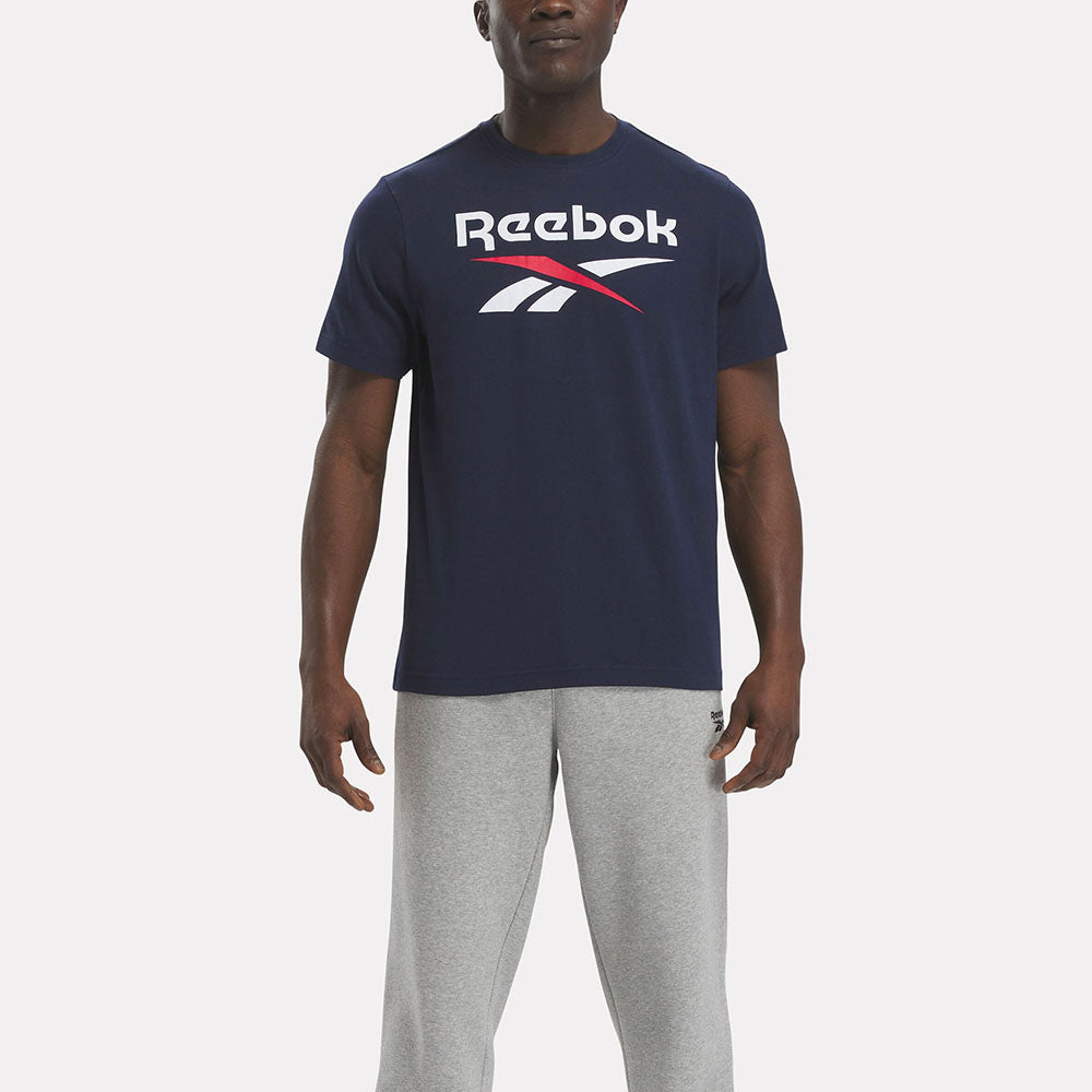 Reebok Mens ID Stacked Logo Tee – PlayOn Sports and Toys