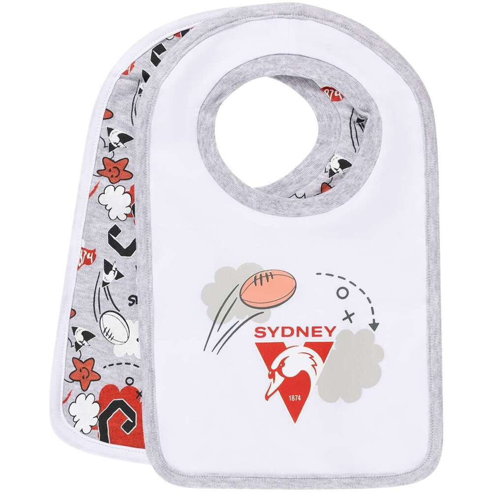 AFL Sydney Baby Cloud Bibs – PlayOn Sports and Toys