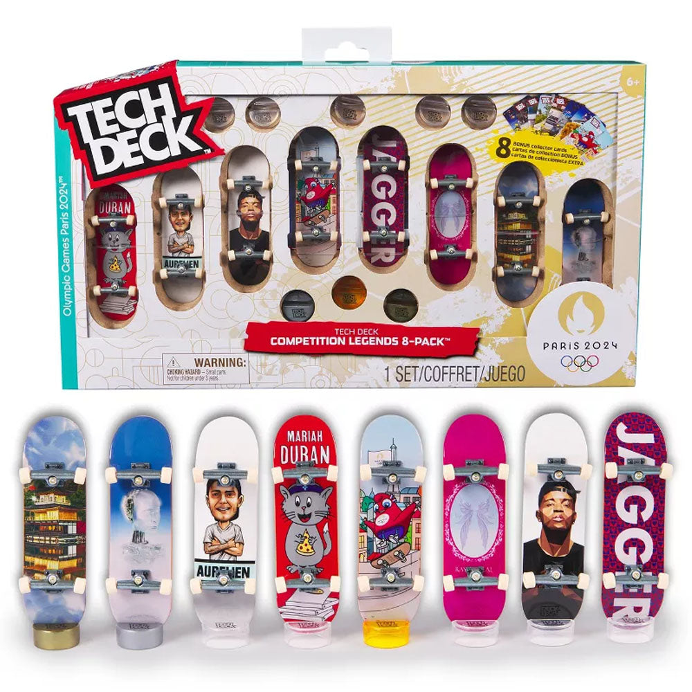 Tech Deck 96mm Olympic 8 Board Pack – PlayOn Sports and Toys