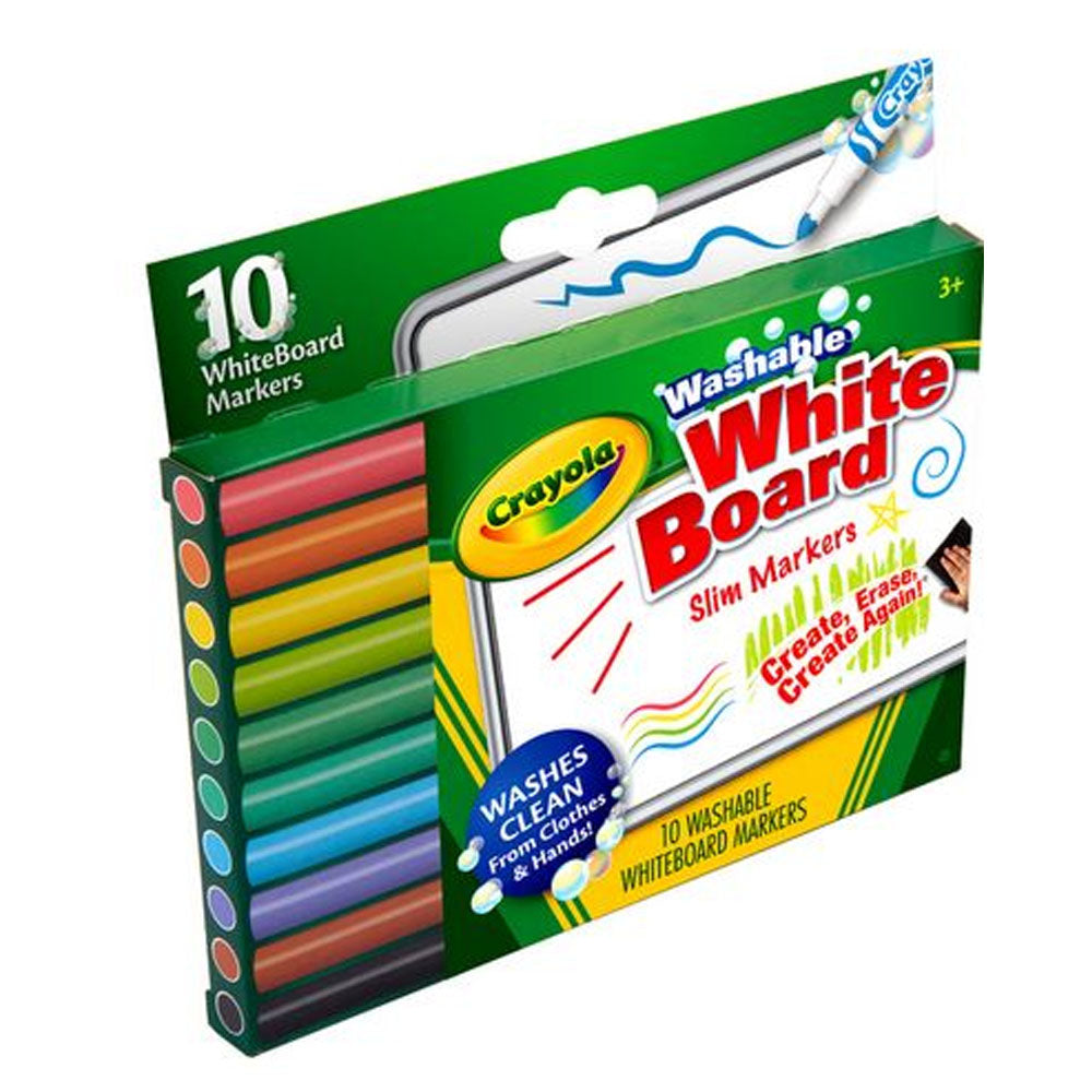 Crayola Washable Whiteboard Slim Markers – SportsPower Weir Group