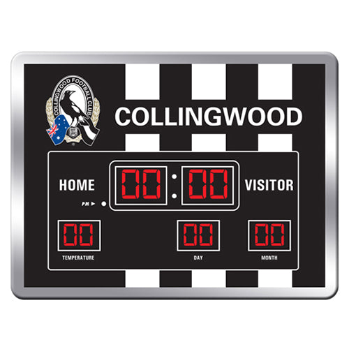 AFL SCOREBOARD CLOCK COLLINGWOOD MAGPIES – PlayOn Sports and Toys