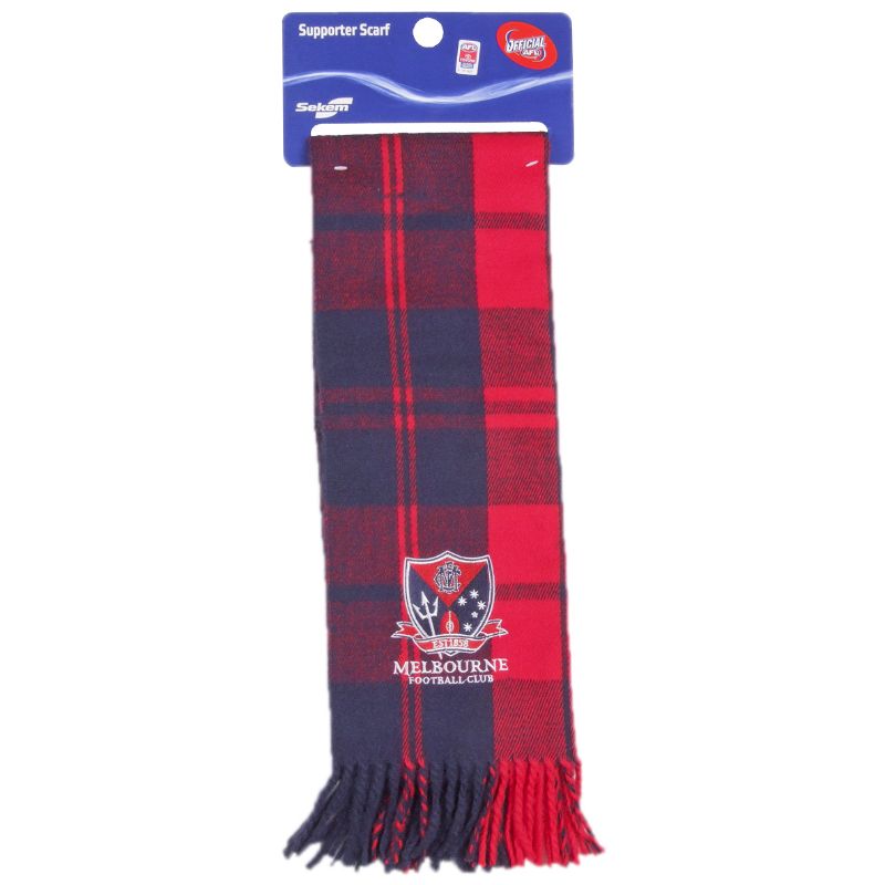 AFL Tartan Scarf Melbourne Demons – PlayOn Sports and Toys