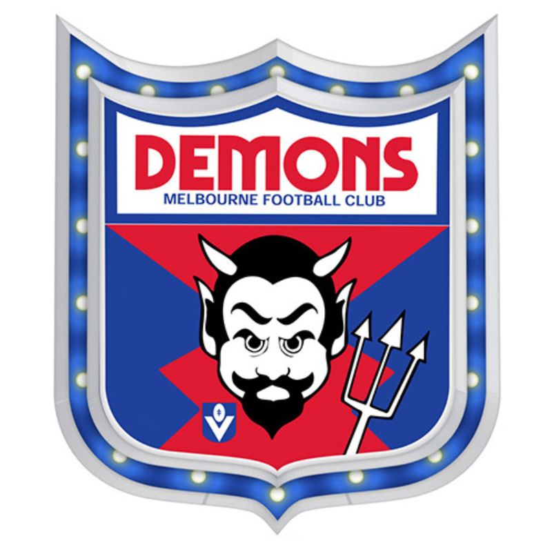 AFL Melbourne Demons First 18 Light-Up Sign – PlayOn Sports and Toys