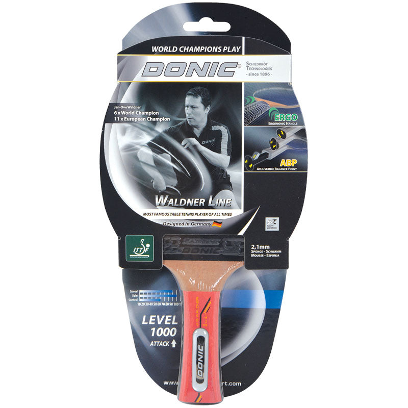 Donic Schildkrot Waldner Line Level 1000 Table Tennis Bat – PlayOn ...