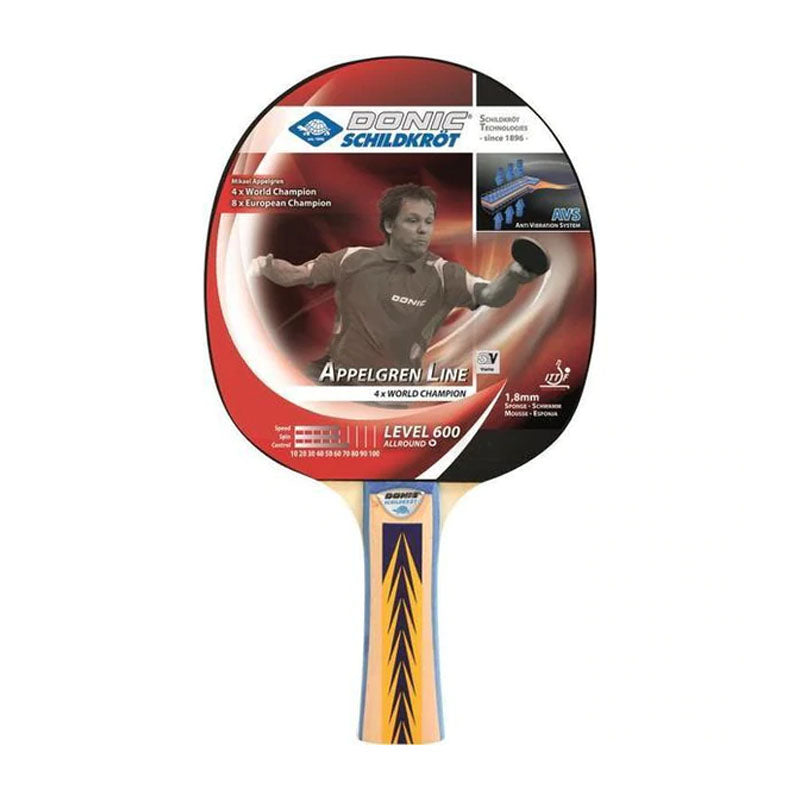 Donic Schildkrot Appelgren Line Level 600 Table Tennis Bat – SportsPower Weir Group