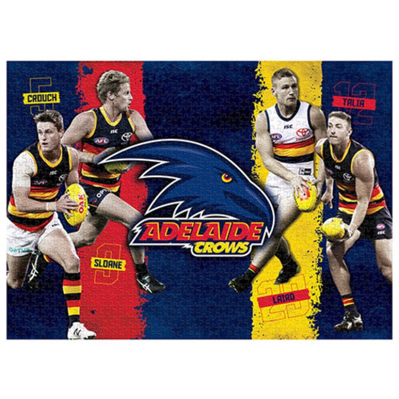 AFL Adelaide Crows 1000 Piece Jigsaw Puzzle – PlayOn Sports and Toys
